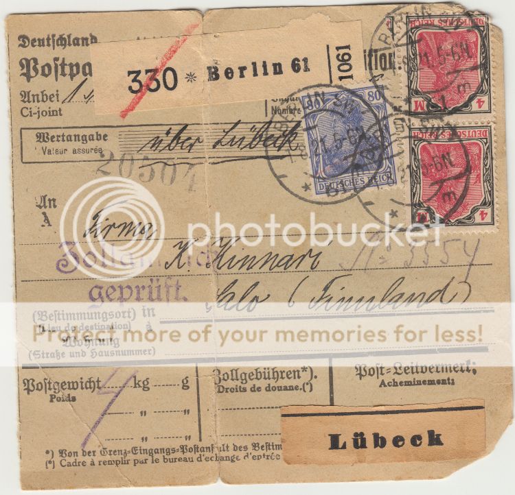 German Stamps On Document, Help With Identity/Value? - Stamp Community ...