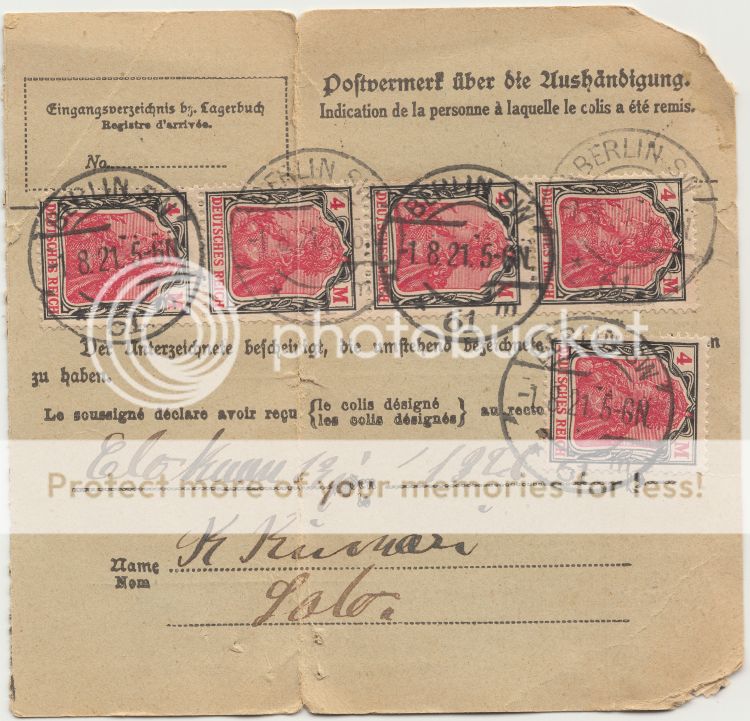 German Stamps On Document, Help With Identity/Value? - Stamp Community ...